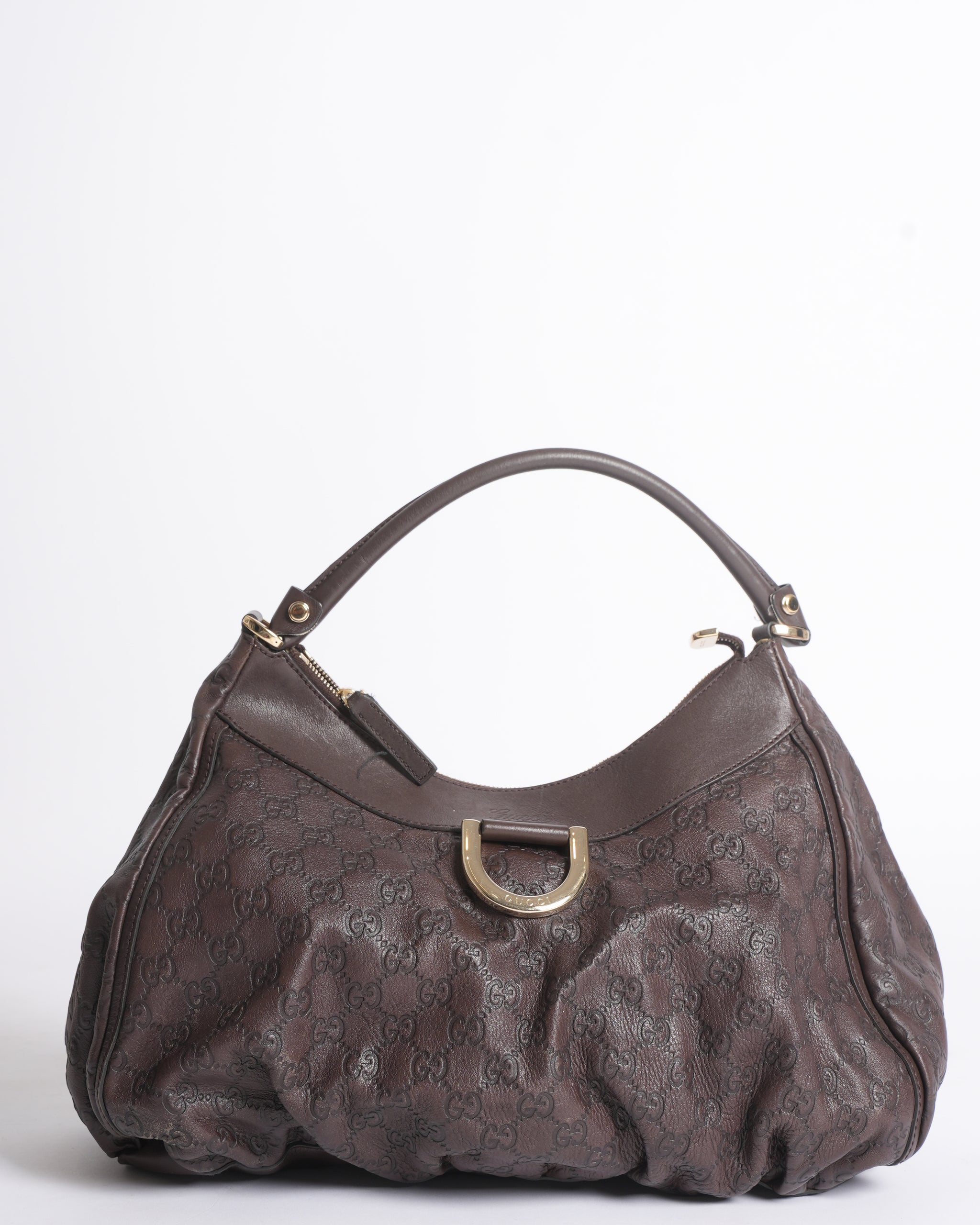 Pre-Owned Gucci Guccissima Abbey Shoulder Bag