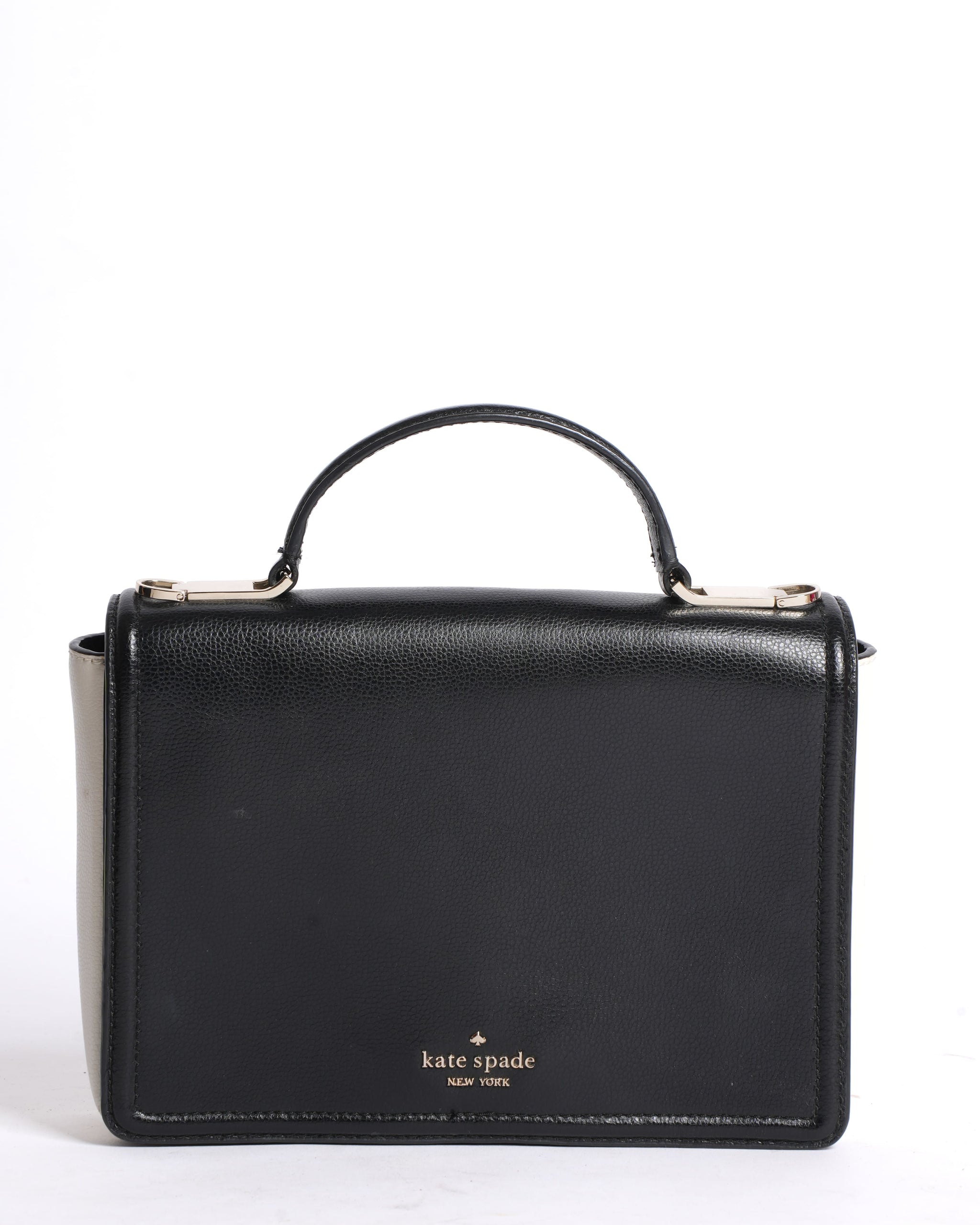 Preloved Kate Spade Black Leather Crossbody Bag | My Almari