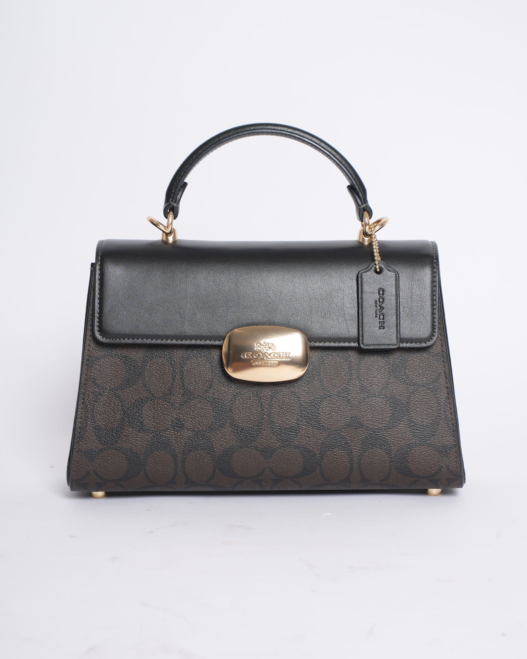 Coach Eliza Monogram Top Handle Bag