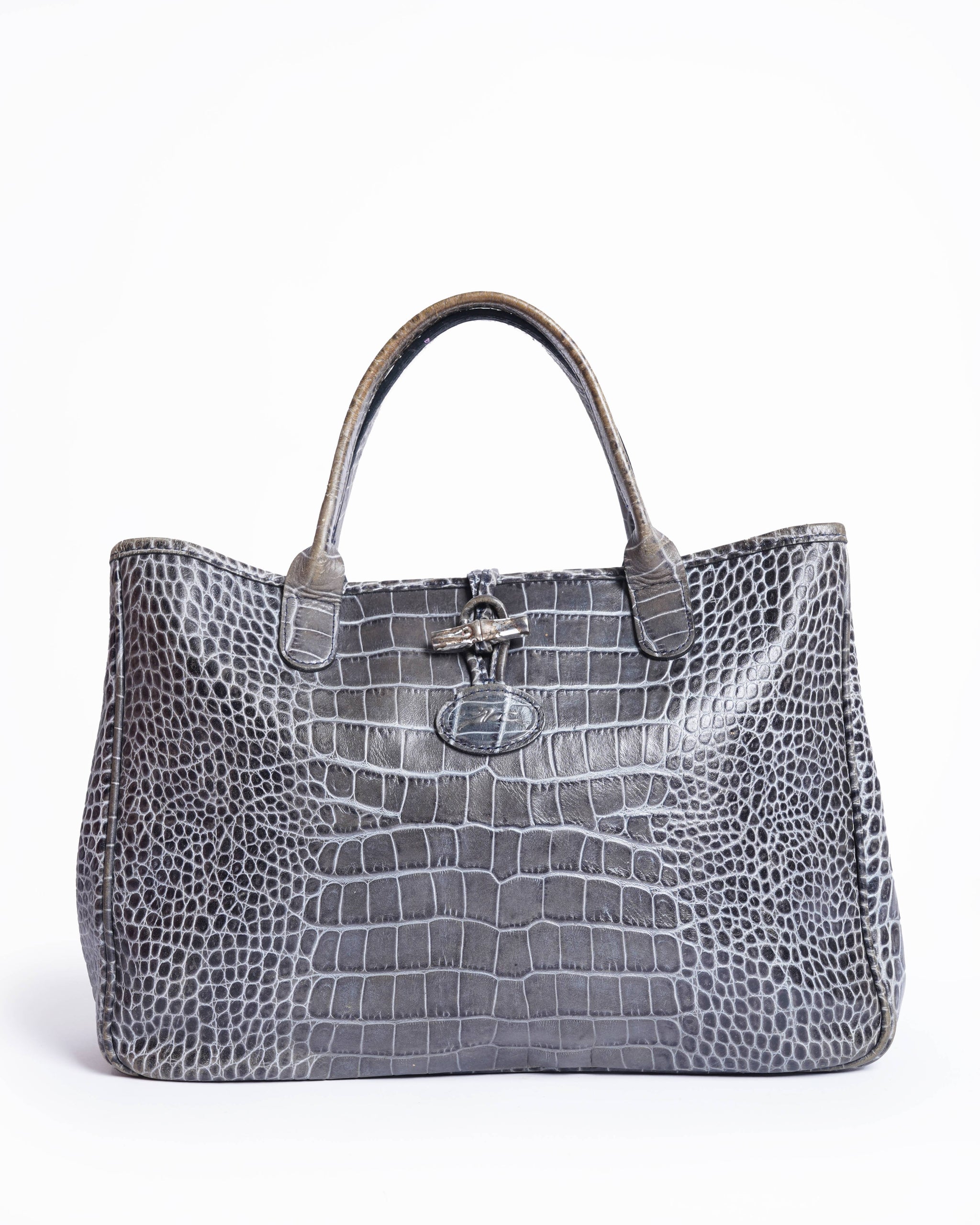 Authentic Pre-loved Longchamp Grey Shoulder Bag | My Almari