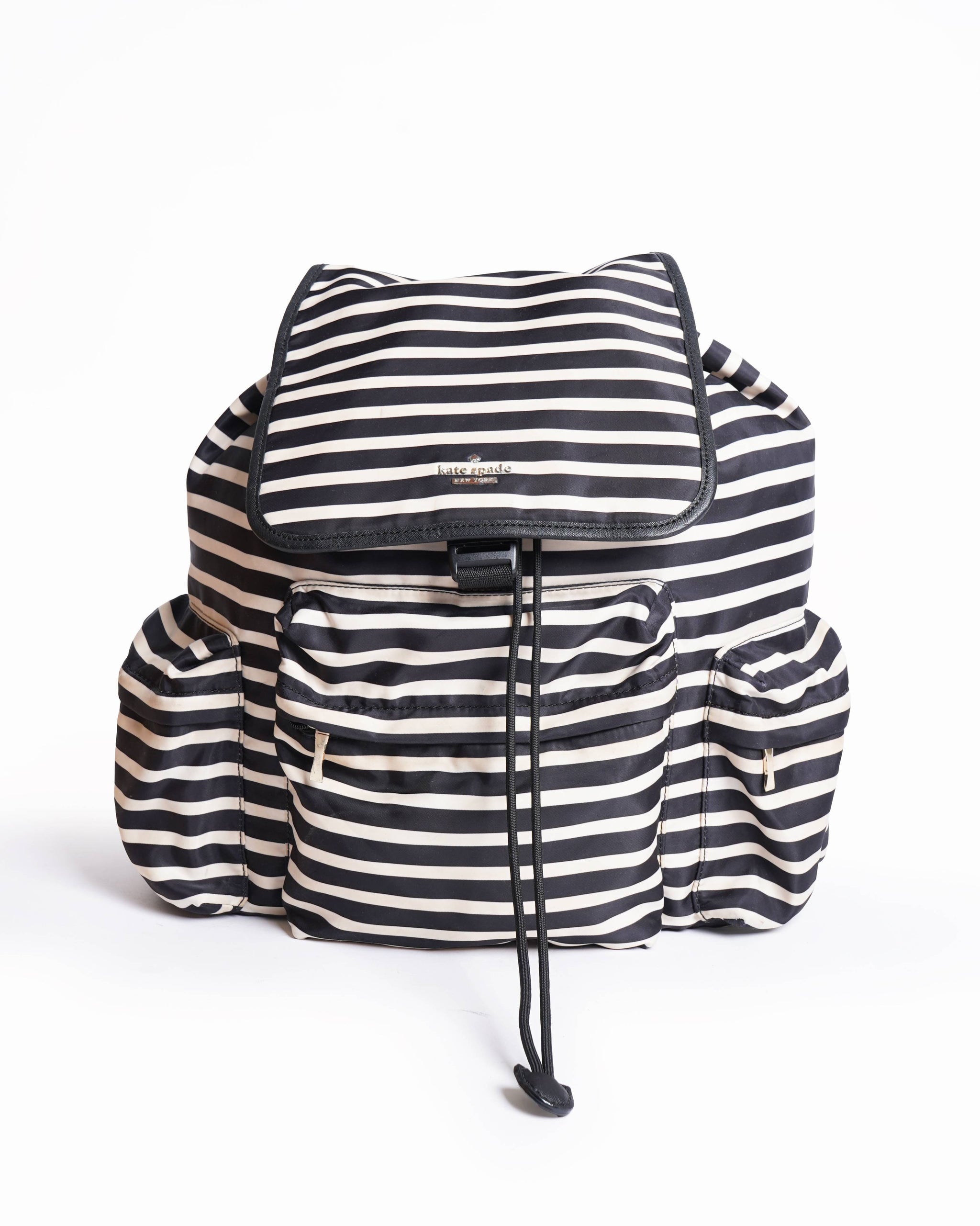 Authentic Pre-loved My Almari | Kate Spade Black and White Stripe Molly ...