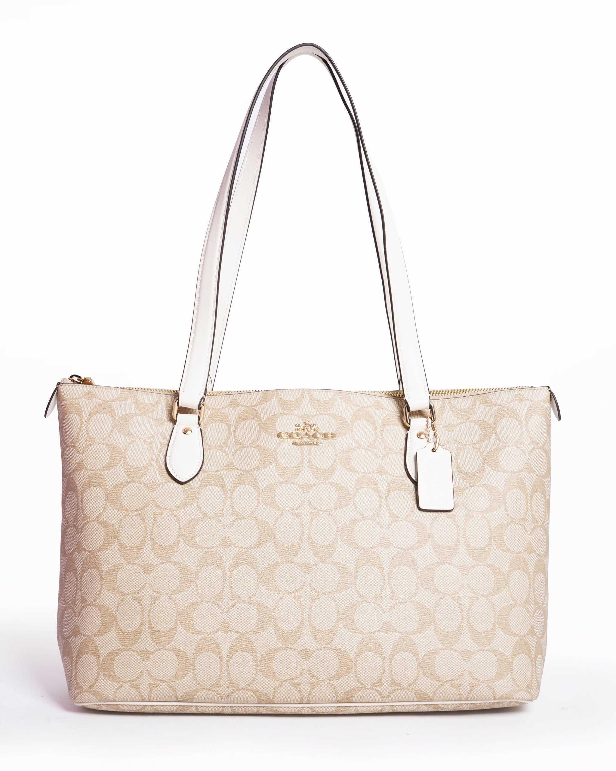 Coach Gallery Medium Tote Bag Signature Canvas | Authentic Pre-Loved My ...