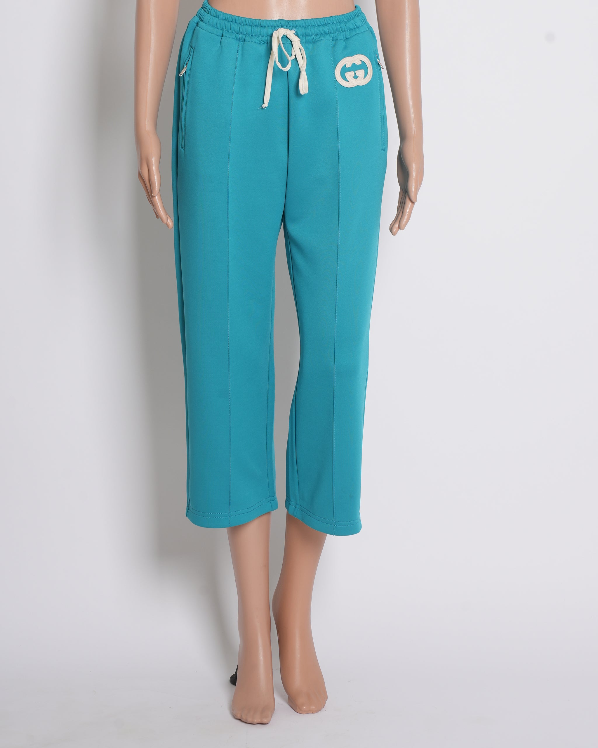 Gucci Track Pants In Light Blue