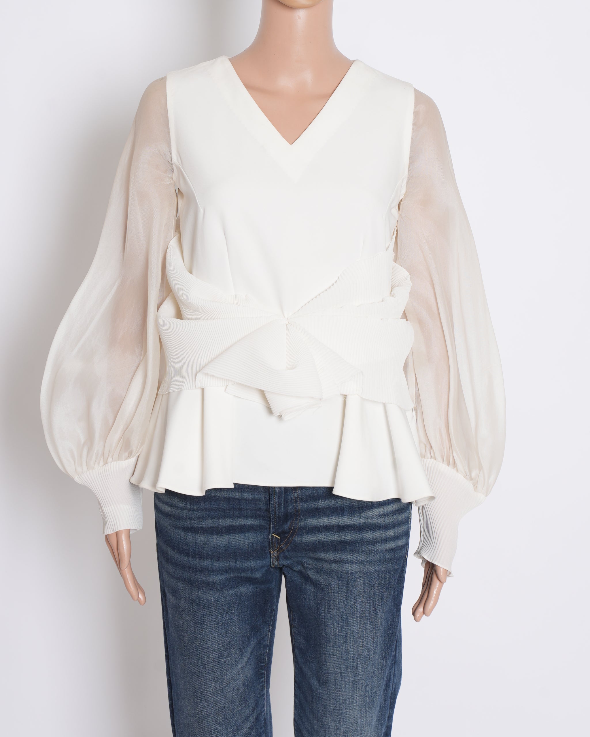 Authentic Pre-loved My Almari | Renasci by Ritika Arya Jain White Top