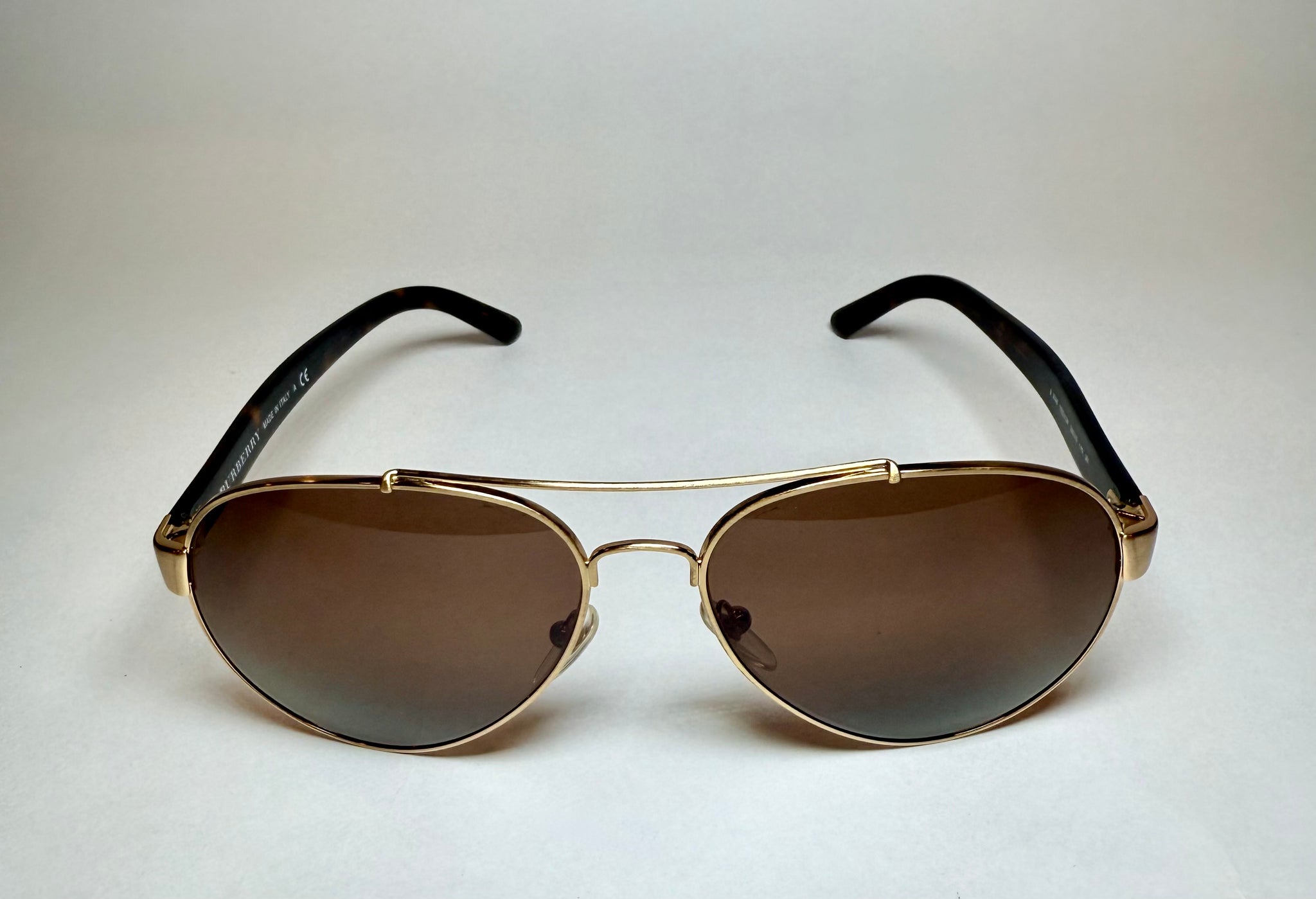 Burberry Women's Aviator Shades in Brown