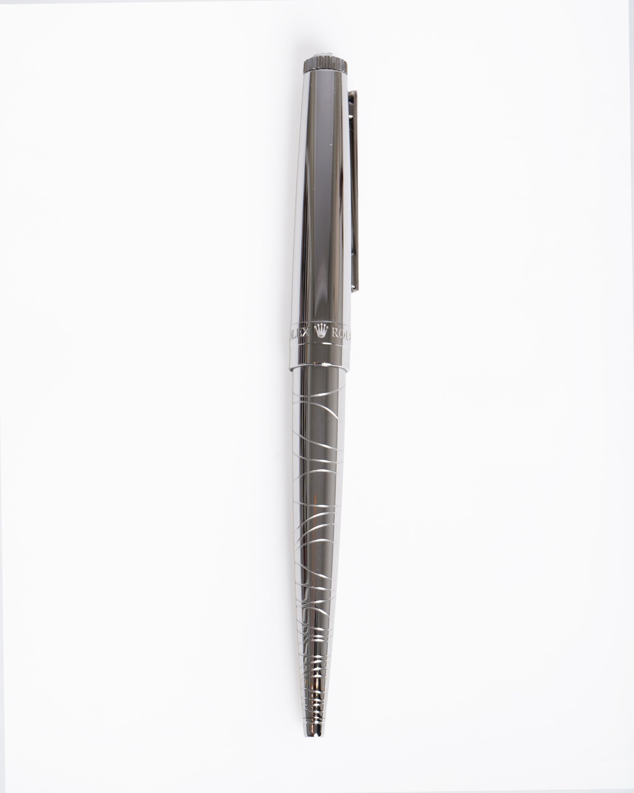 Authentic Pre-loved My Almari | Rolex Ballpoint Pen in Platinum Wave
