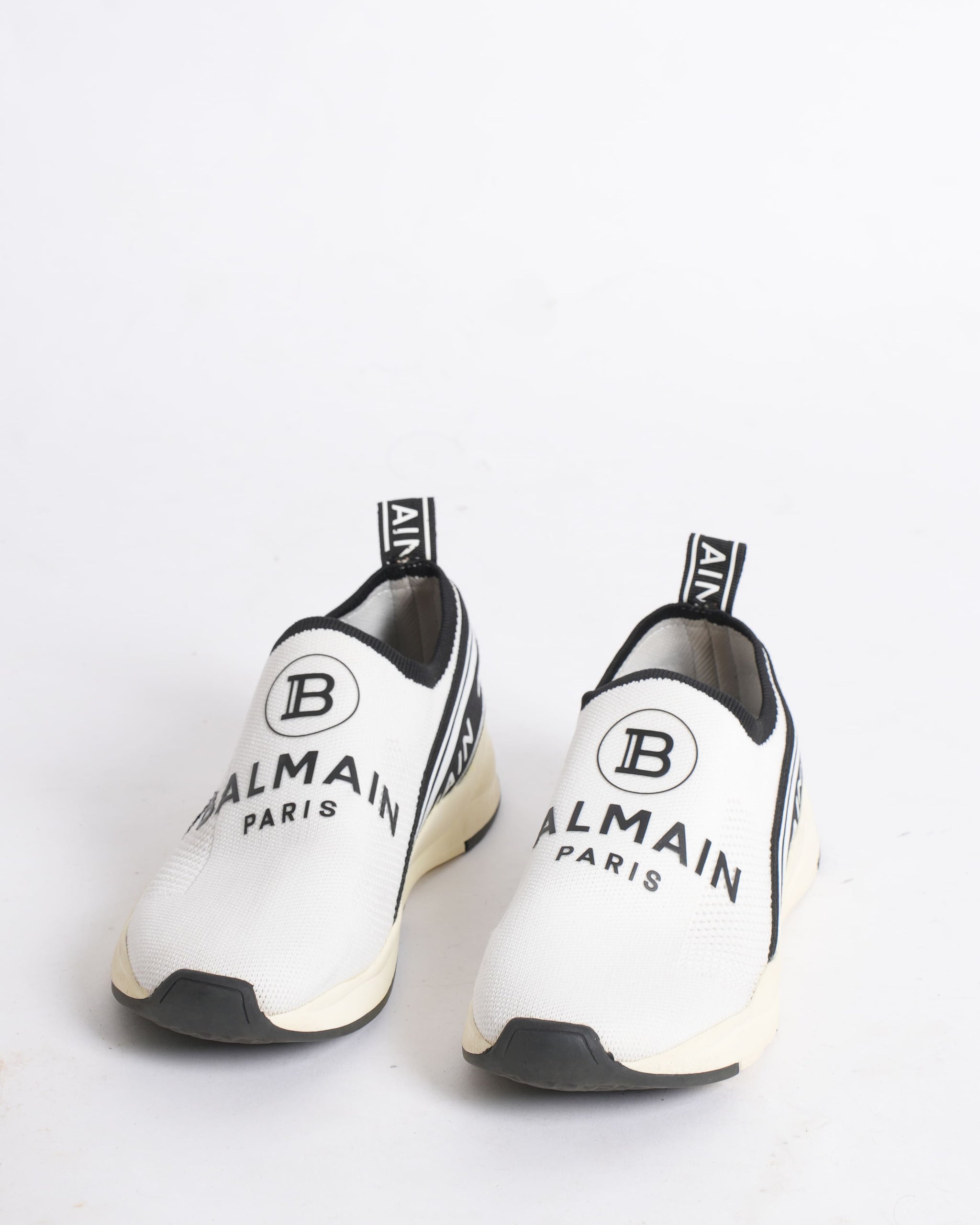 Balmain Slip-On Sneakers with Logo & Chunky Sole – Authentic | My Alamri